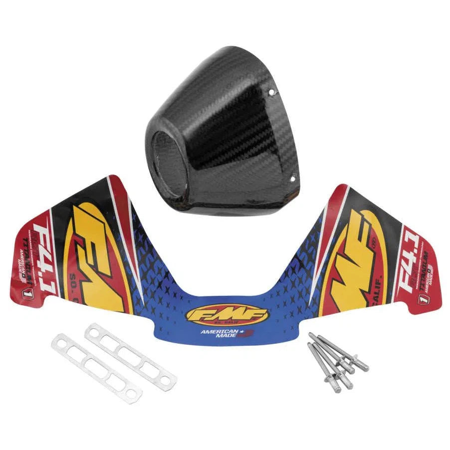 FMF Racing FMF Factory Exhaust 4.1 RCT Carbon Fiber END CAP 040643 186 ...