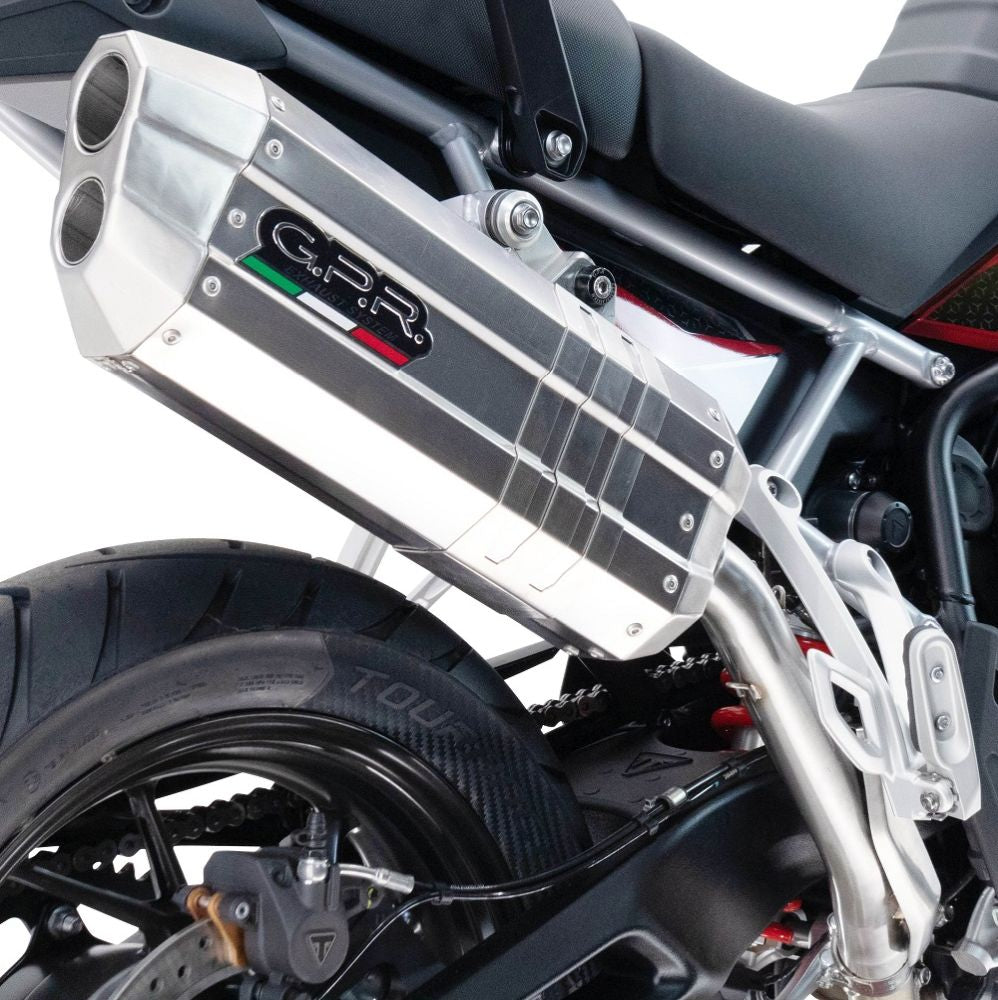 GPR Hyper Sonic Inox Slip-on Exhaust For BMW R1200GS/Adventure 2013 ...