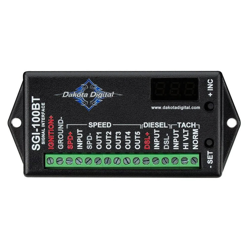 Dakota Digital SGI-100BT Universal Speedometer Signal & Tachometer Int ...