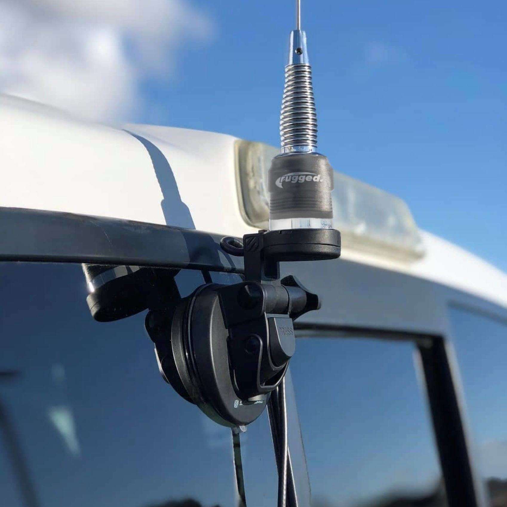 Rugged Radios Suction Cup Antenna Mount – Lionparts Powersports