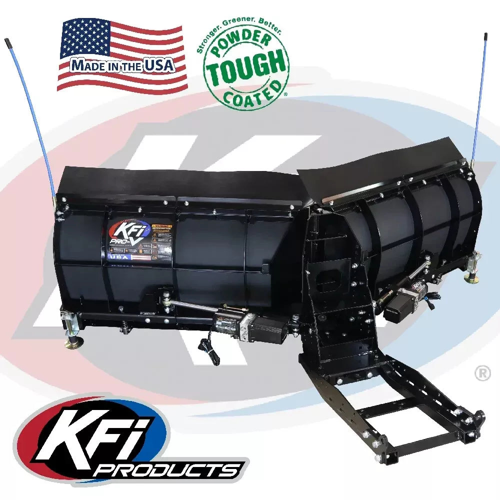 KFI Pro-V UTV Plow System w/ Hand Remote Controlled Actuators ...