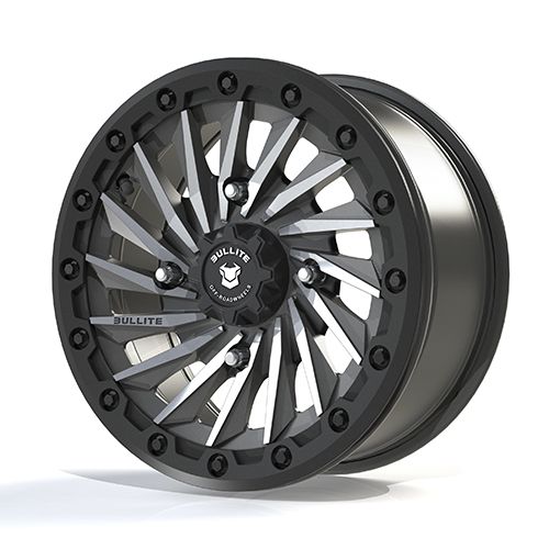 Bullite Set of 4 Blade Wheel 15X7.0 Gun Metal/Black 4/137 5+2 ...