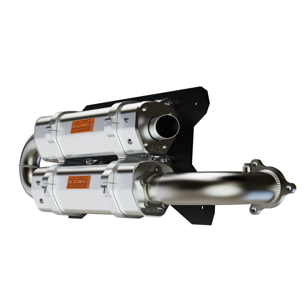 RJWC Dual APX Quiet Exhaust For Polaris RZR XP 2016-2020 10060050 ...