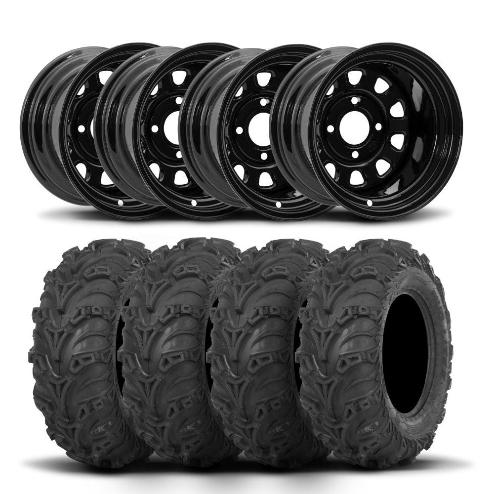 ITP Delta Steel 12" Wheels And Mud Lite II Tires [25x10-12] – Lionparts ...