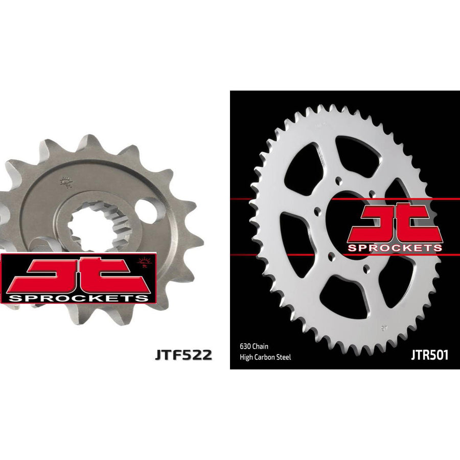 Front & Rear Sprocket Kit for KAWASAKI GPZ1100-ZX1100 B2 82 JT Sprocke ...