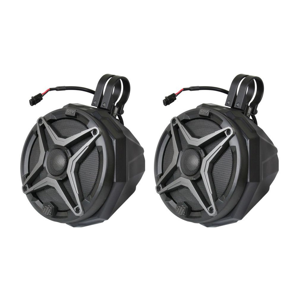 SSV Works Universal 6.5'' Cage Mounted SSV Speaker Pods With 1.5" Clam ...